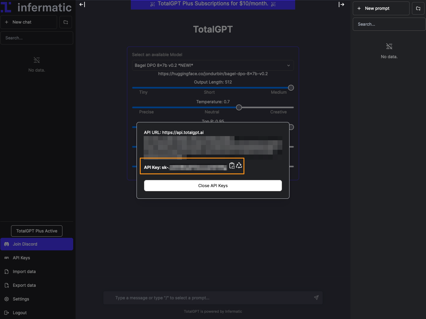 Using Infermatic.ai API with SillyTavern - Infermatic